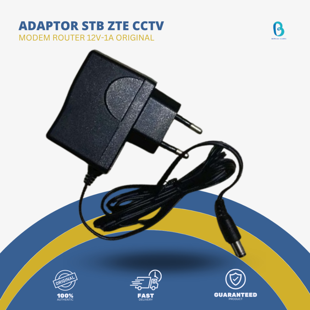 Jual ADAPTOR STB ZTE CCTV MODEM ROUTER 12V-1A ORIGINAL | Shopee Indonesia