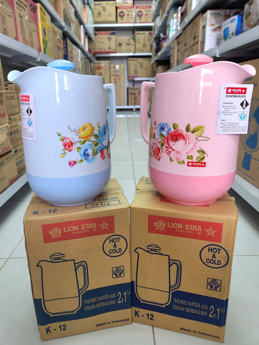 Jual THERMO WATER JUG ESKAN PANAS DINGIN 2,1 L LIONSTAR TEKO AIR | Shopee Indonesia