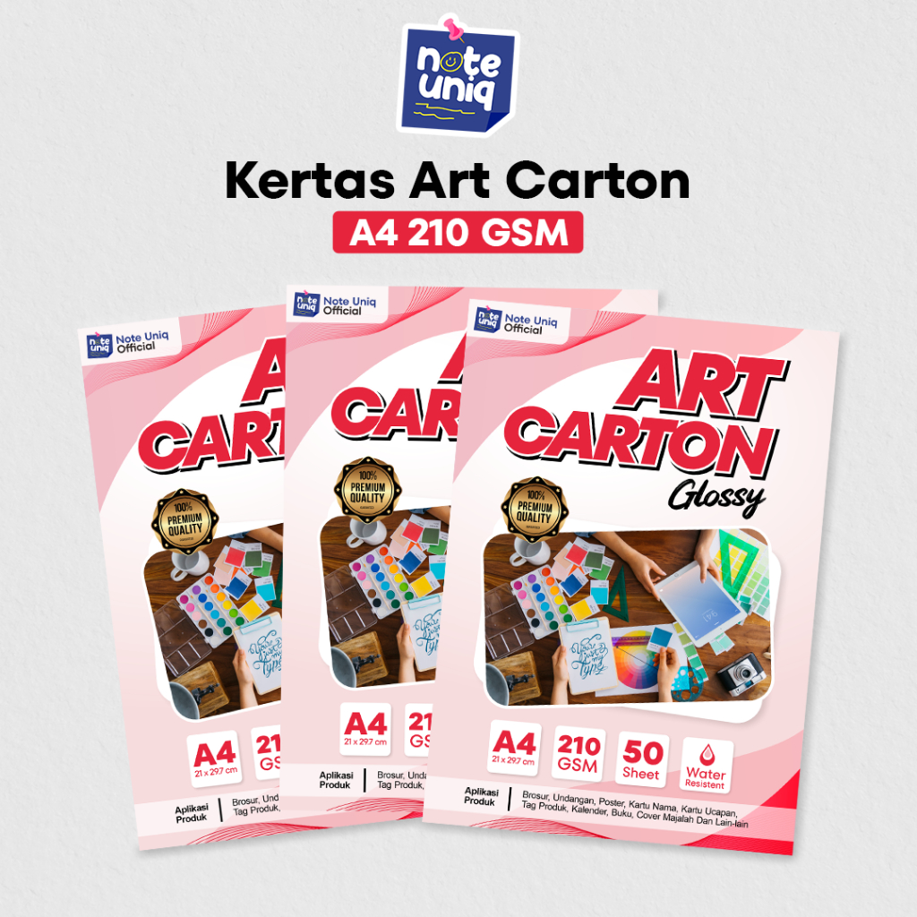 Jual Kertas Art Carton A4 210 GSM - Isi 50 Lembar | Shopee Indonesia