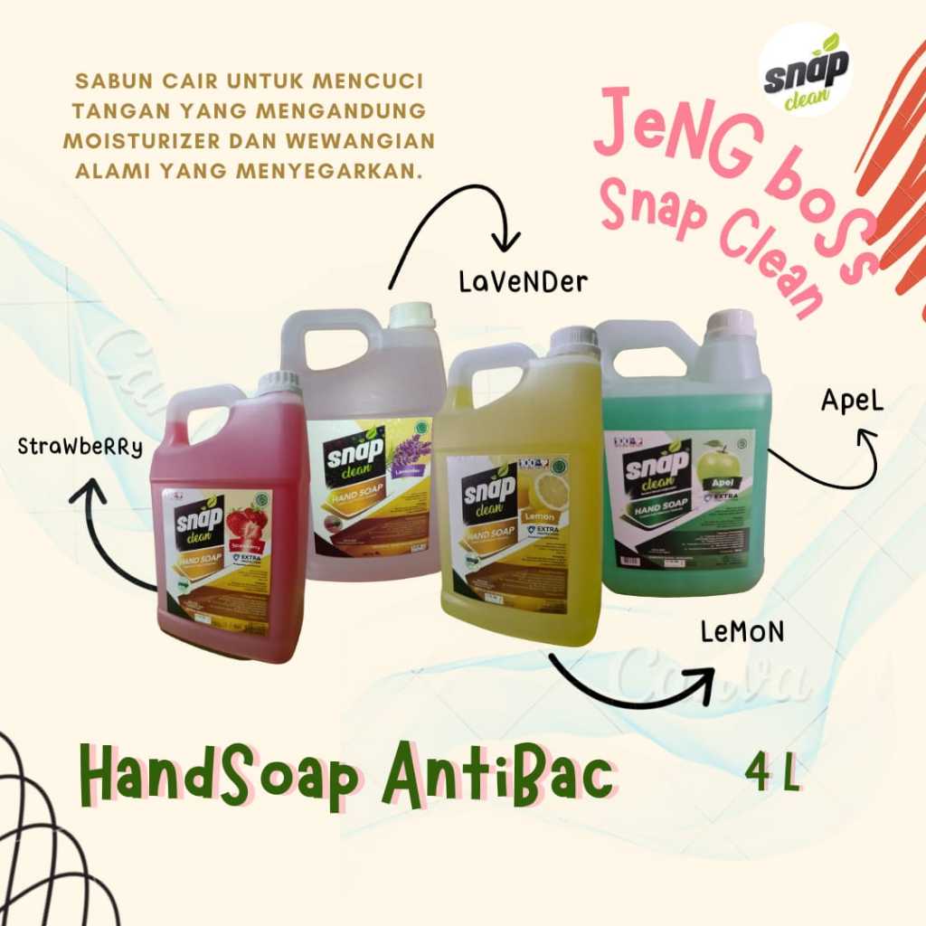 Jual Snap Clean Hand Soap 4 ltr ( Sabun Cuci Tangan ) | Shopee Indonesia
