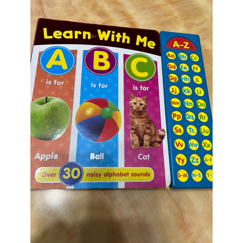 Jual Buku Balita Learn With Me ABC / Buku Alphabet dengan Music ...