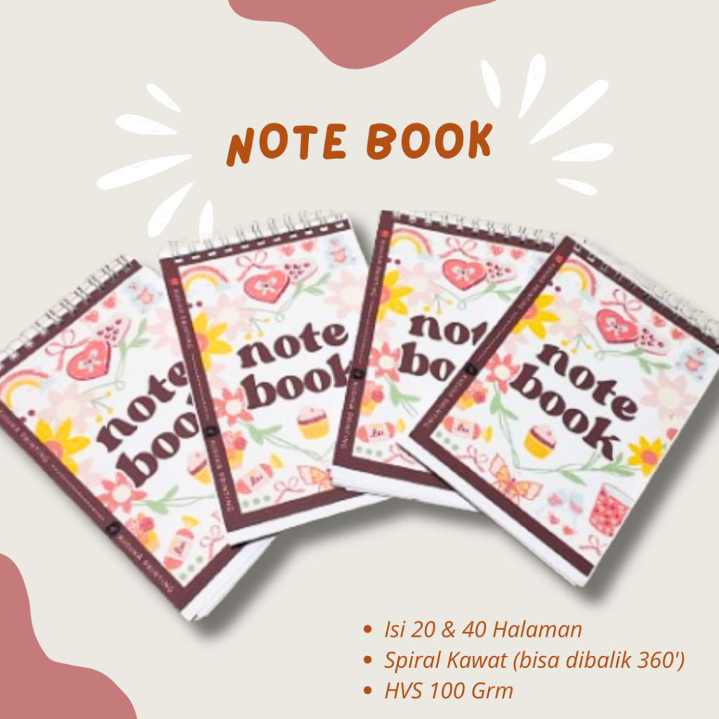 Jual Buku Catatan Aesthetic A6 Notebook Spiral Mini | Shopee Indonesia