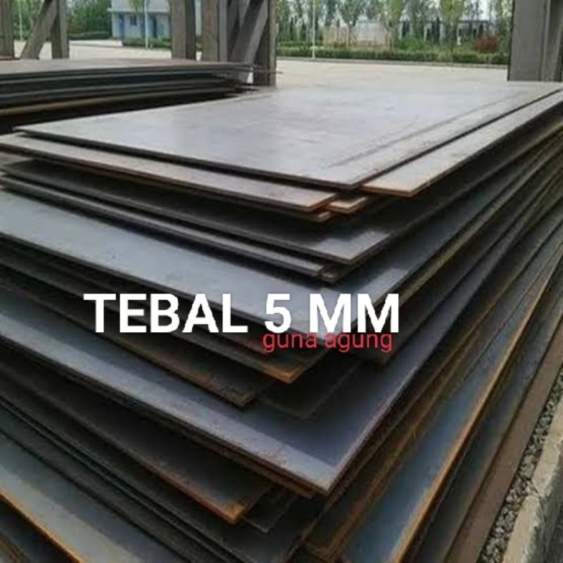 Jual PLAT BAJA PERSEGI TEBAL 5MM uk 20cm X 20,25,30,35,40,45,50,55,60 ...