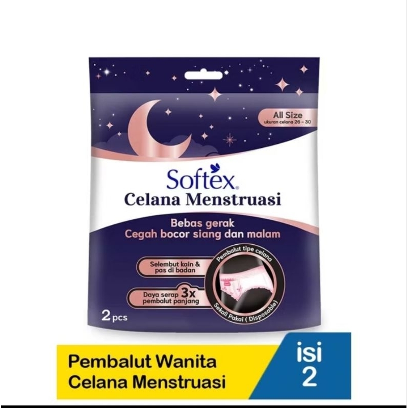 Jual SOFTEX CELANA MENSTRUASI ALL SIZE | Shopee Indonesia