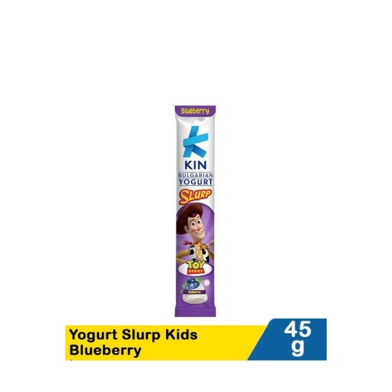 Jual Kin Bulgarian Yogurt Slurp Kids Blueberry45G | Shopee Indonesia