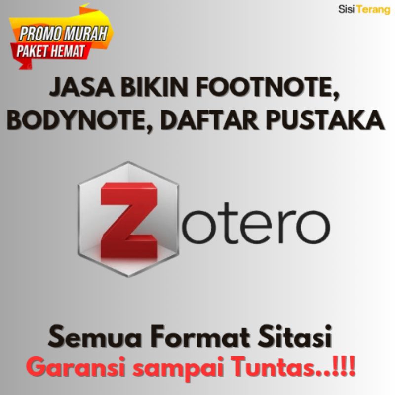 Jual JASA BUAT FOOTNOTE ZOTERO/ BODYNOTE ZOTERO CITATION / Pembuatan ...