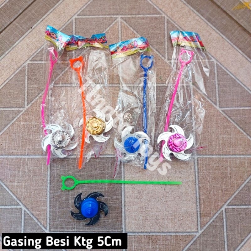 Jual Mainan Gasing Gangsing Besi Kantong Isi 10Pcs | Shopee Indonesia