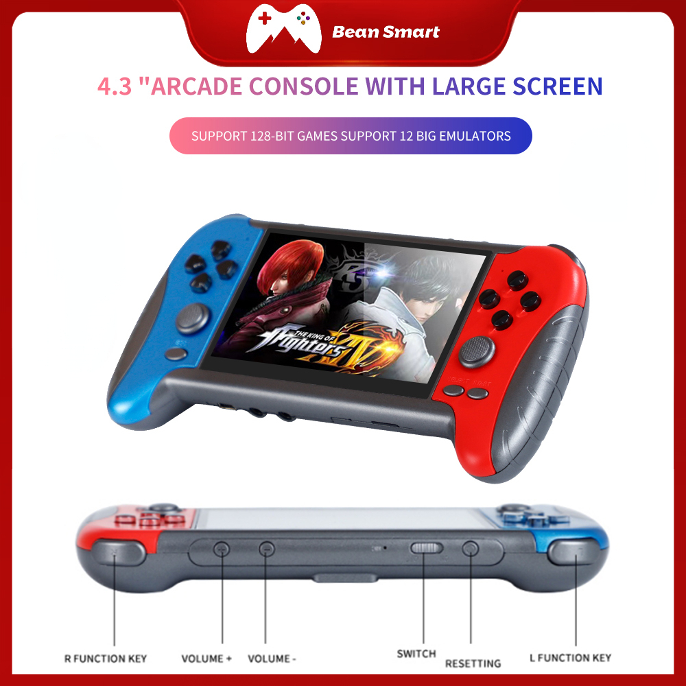 Jual X8 Gameboy Handheld Game Console Player 4.3 Inch 8G Built-in 10000 ...