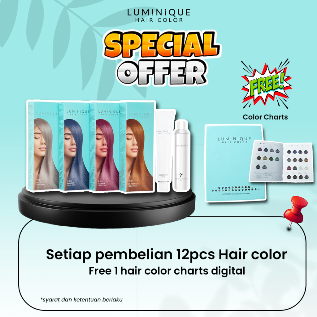 Jual Luminique Bundling Hair Color 12 Pcs | Shopee Indonesia