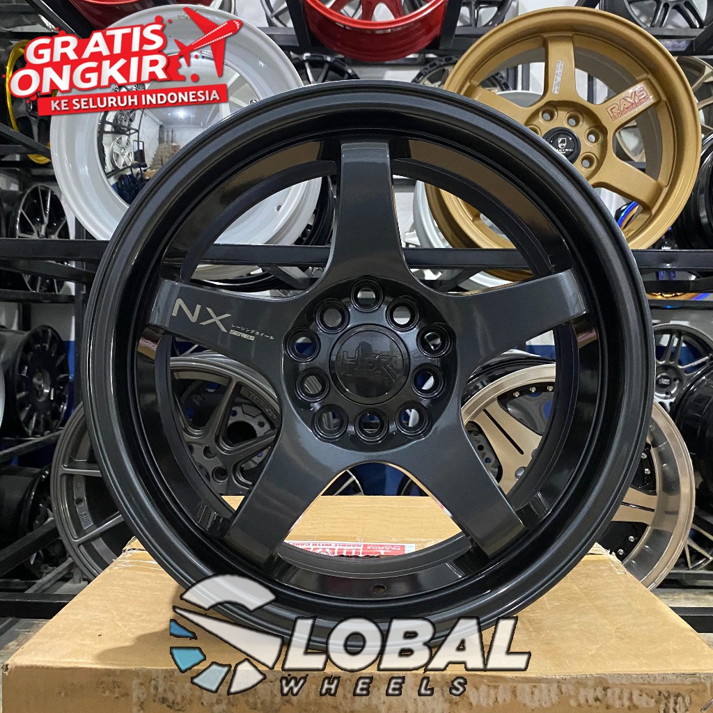 Jual Velg Mobil HSR Kailolo R16 Palang 5 Gun Metal Buat Ertiga Sienta Altis Innova Brv Xl7 Rush ...