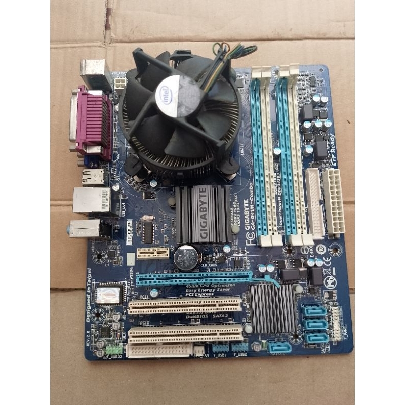 Jual Motherboard G41 DDR3 & DDR2 Gigabyte Combo | Shopee Indonesia