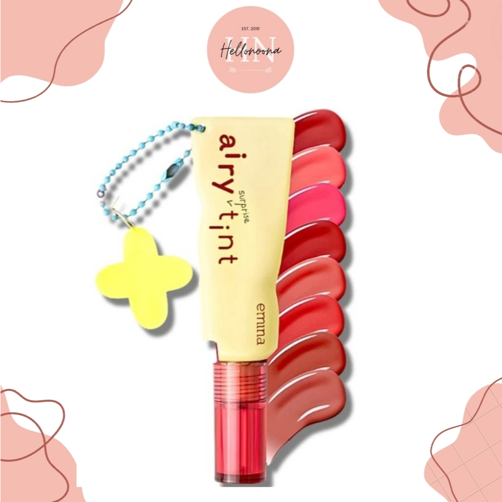 Jual EMINA - Airy Surprise Tint + Keychain Lip Tint 3gr | Shopee Indonesia
