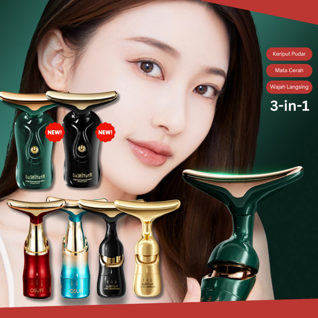 Jual Alician Alat Pengencang Kulit Wajah Leher dan Mata 3in1 / Setrika ...