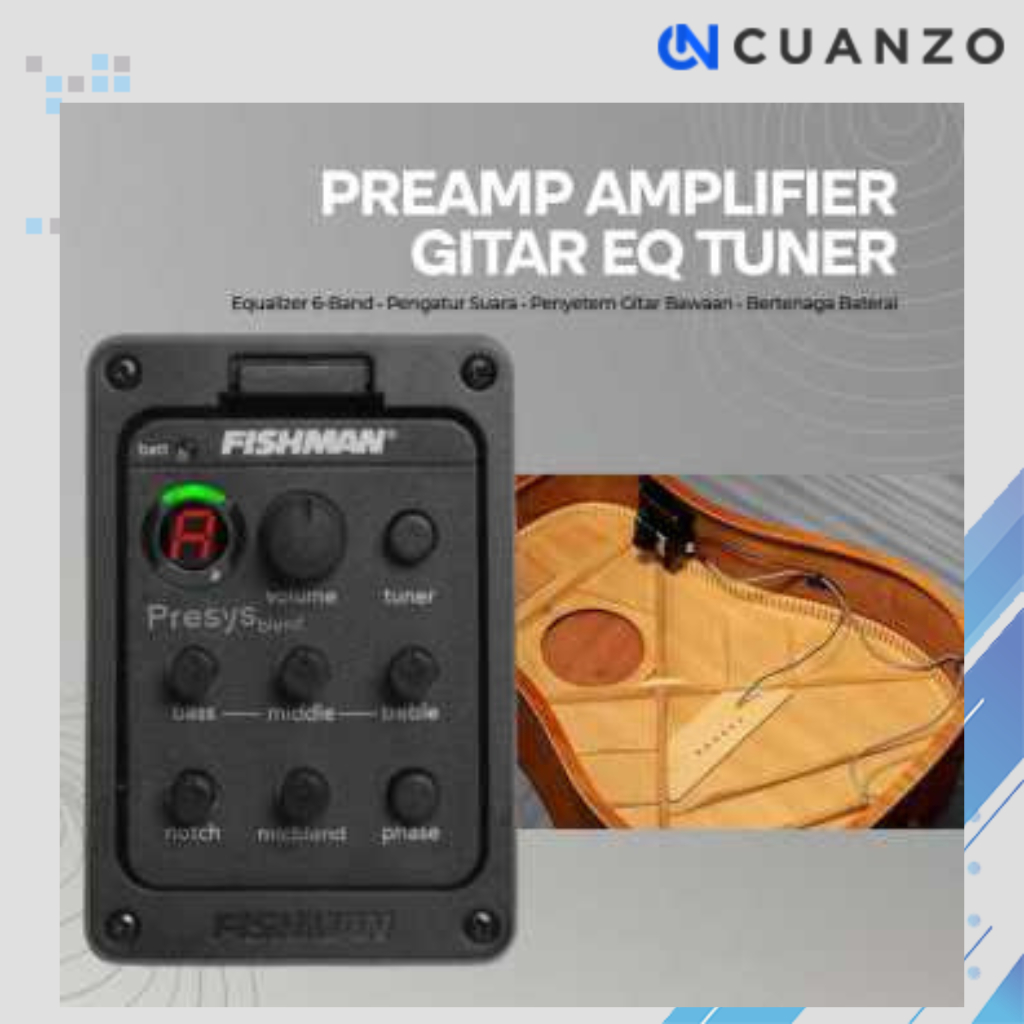 Jual Presys Blend Preamp Amplifier Gitar EQ Tuner / Alat Gitar Preamp 7545 / Equalizer Gitar ...