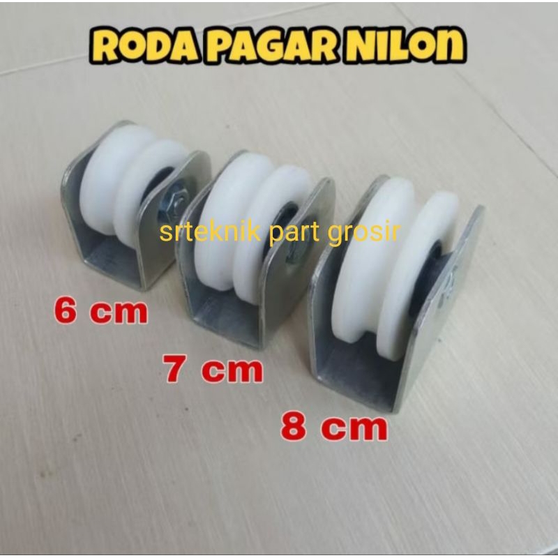 Jual roda nilon pagar/garasi/bagasi/sliding | Shopee Indonesia