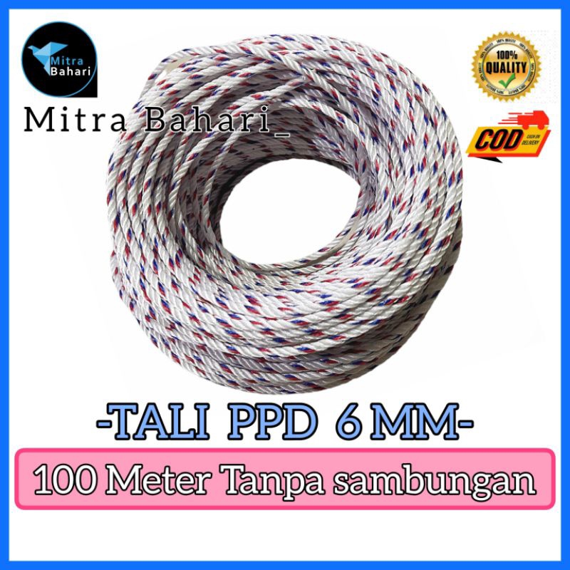 Jual TALI 6MM 100 METER | TALI TAMBANG 6MM PPD | TALI IKAT MOBIL TRUK ...