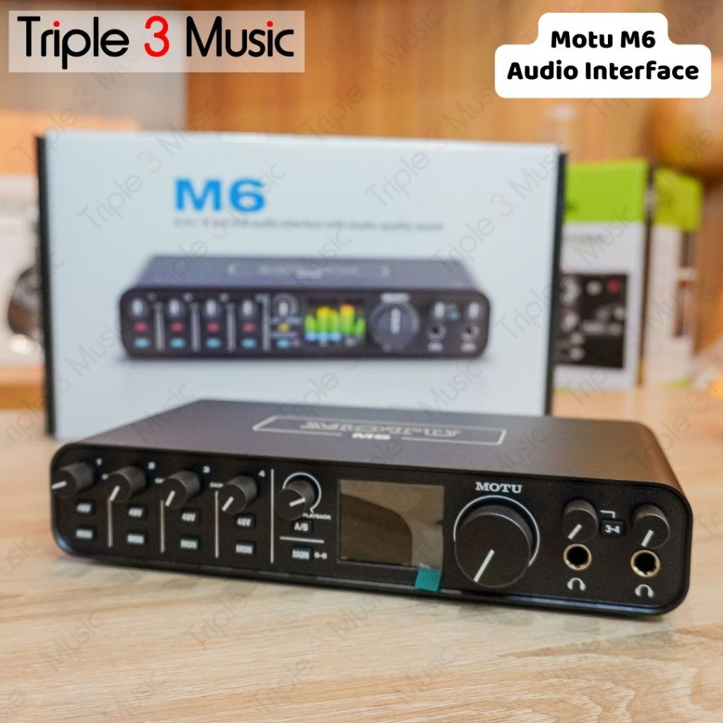 Jual MOTU M6 Audio Interface 6 in 4 out ESS Sabre32 Ultra DAC | Shopee Indonesia