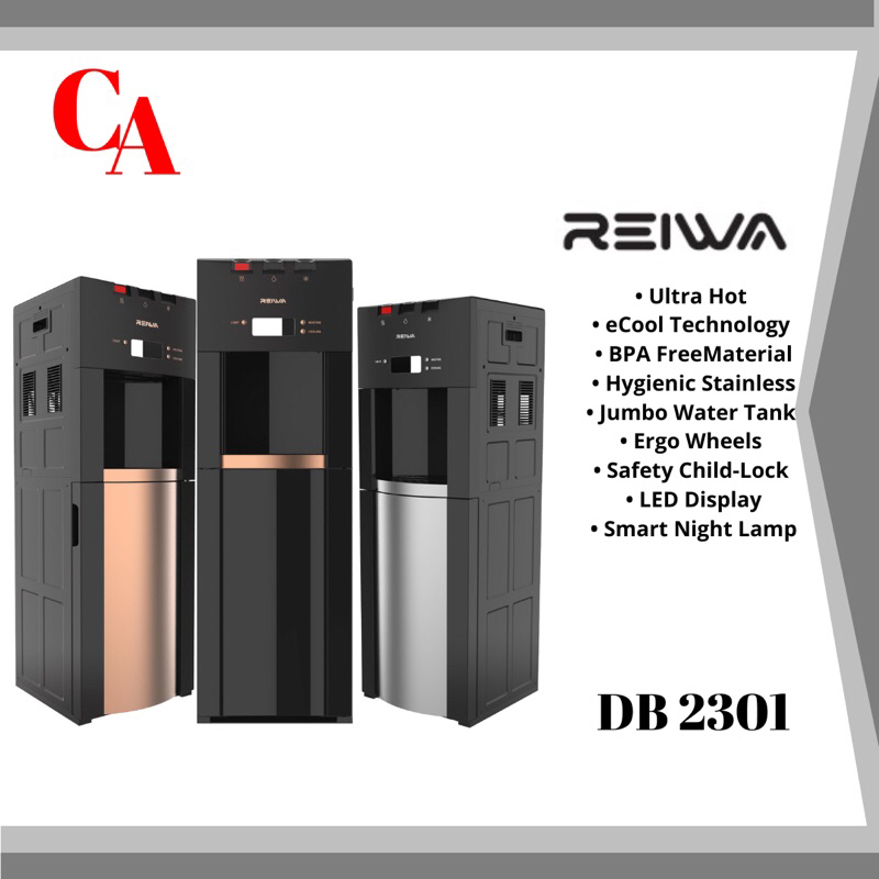 Jual REIWA dispenser galon bawah 3 kran DB 2301 DB2301 DB-2301 | Shopee ...