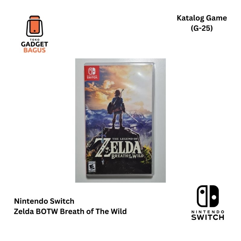 Jual G-25 - Kaset CD Nintendo Switch Zelda BOTW Breath of The Wild ...