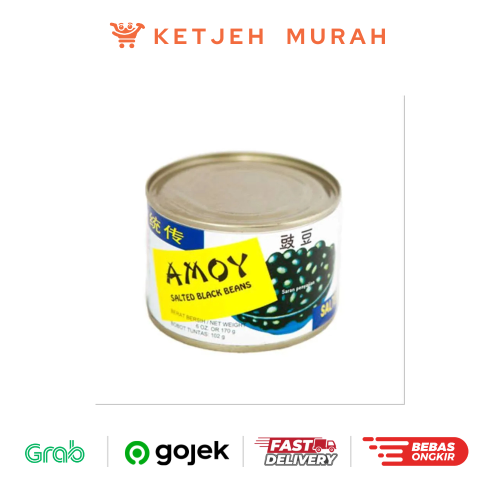 Jual Amoy Tausi Black Bean Preserved / Kacang Hitam dalam kaleng Tausi ...