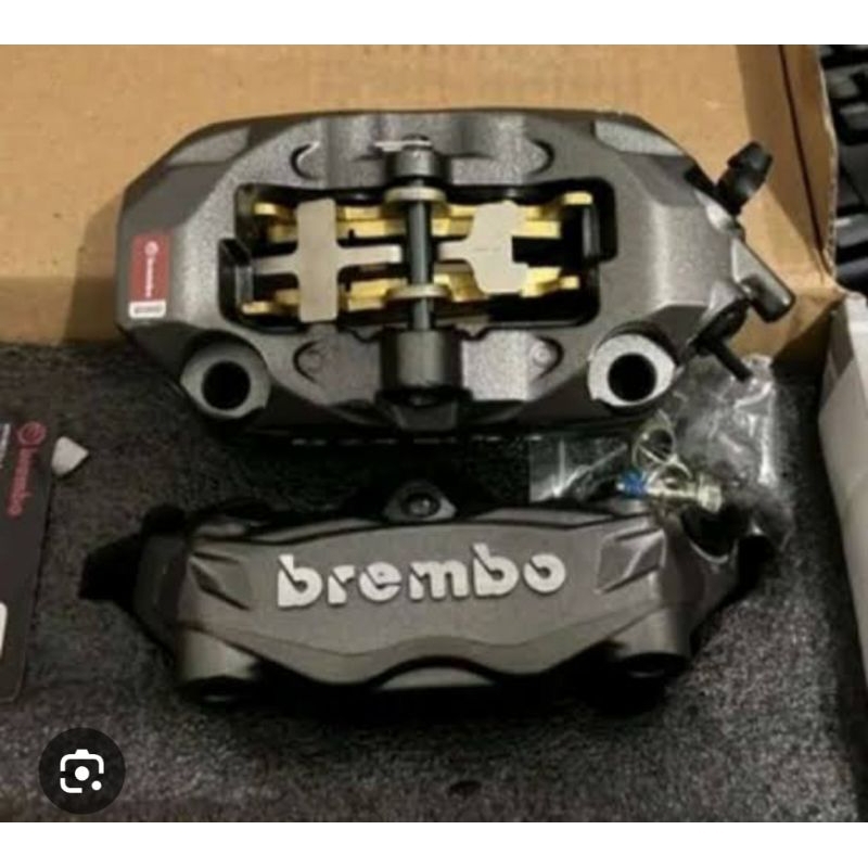 Jual kaliper BIG merk BREMBO TIPE M4 M432 M7/STYLEMA barang bagus import | Shopee Indonesia