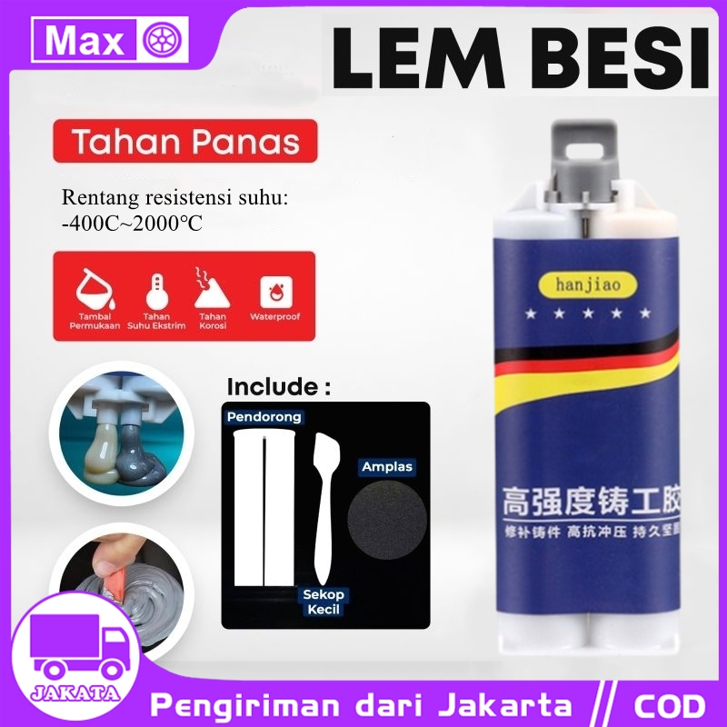 Jual Lem AB Besi Super Kuat Tahan Panas Lem Perekat Super 100g Untuk ...