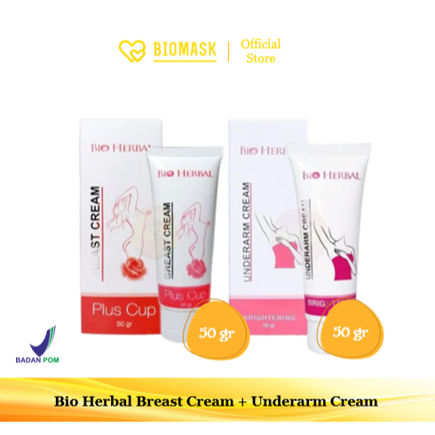 Jual Bio Herbal Women Care Package - 1 Pax Underarm Cream + Breast ...
