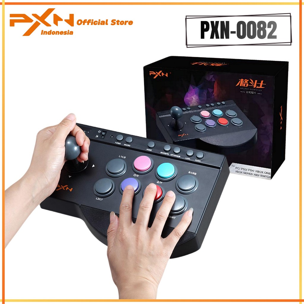 Jual PXN - 0082 Arcade Game Joystick Controller For PC, PS3, PS4, Xbox ...