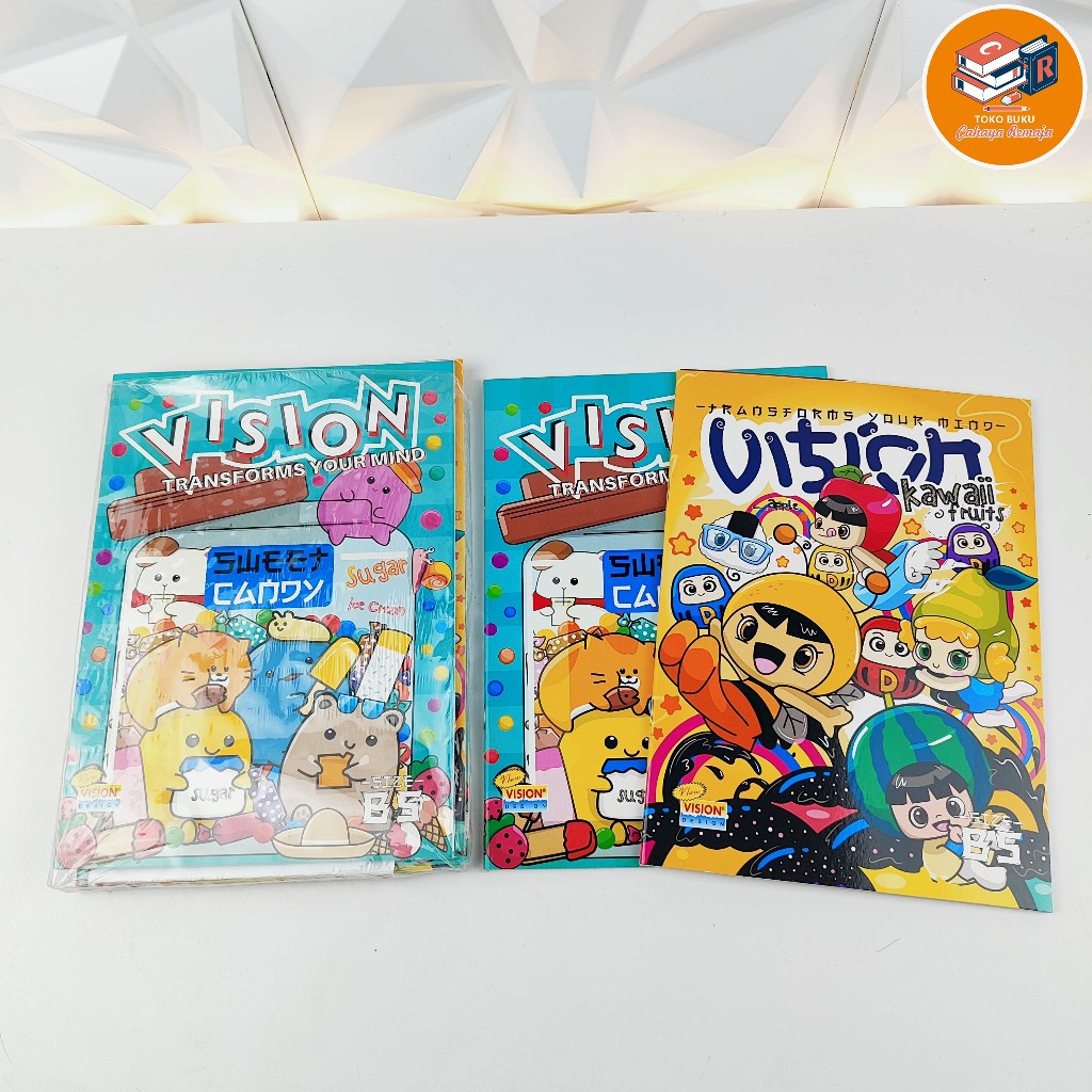Jual Buku Tulis Vision Boxy 42 Lembar Satuan Buku Big Ukuran B5 ...