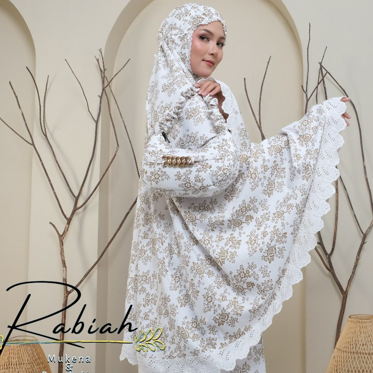 Jual Rabiah - Mukena Dewasa Katun Foil Glitter Mewah Premium LAMIA ...