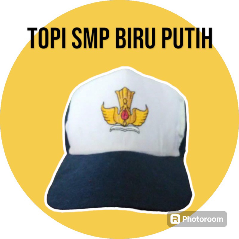 Jual CUSTOM Topi Sekolah SD,MI,SMP,MTs,SMA,MA,SMK identitas bordir ...