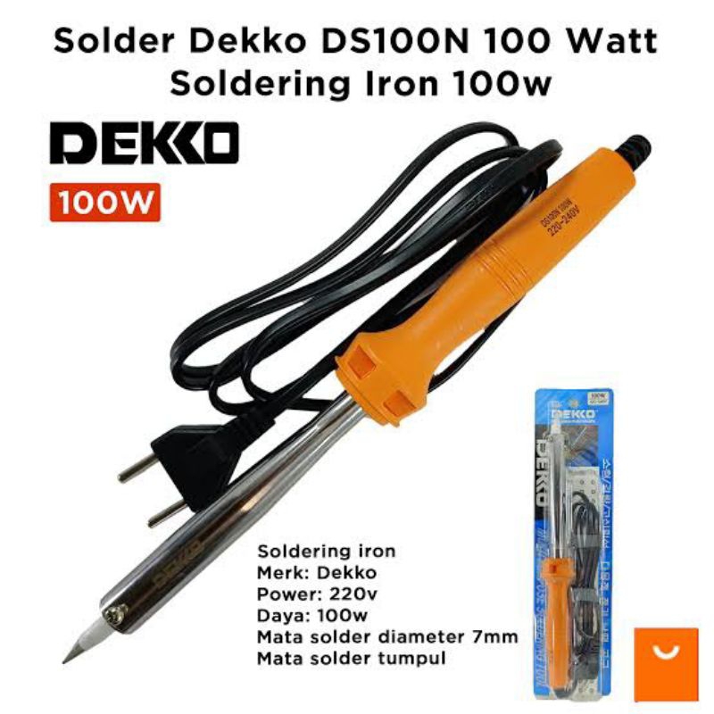 Jual Solder dekko 100w solder deko 100 watt soldier dekko 100watt ...