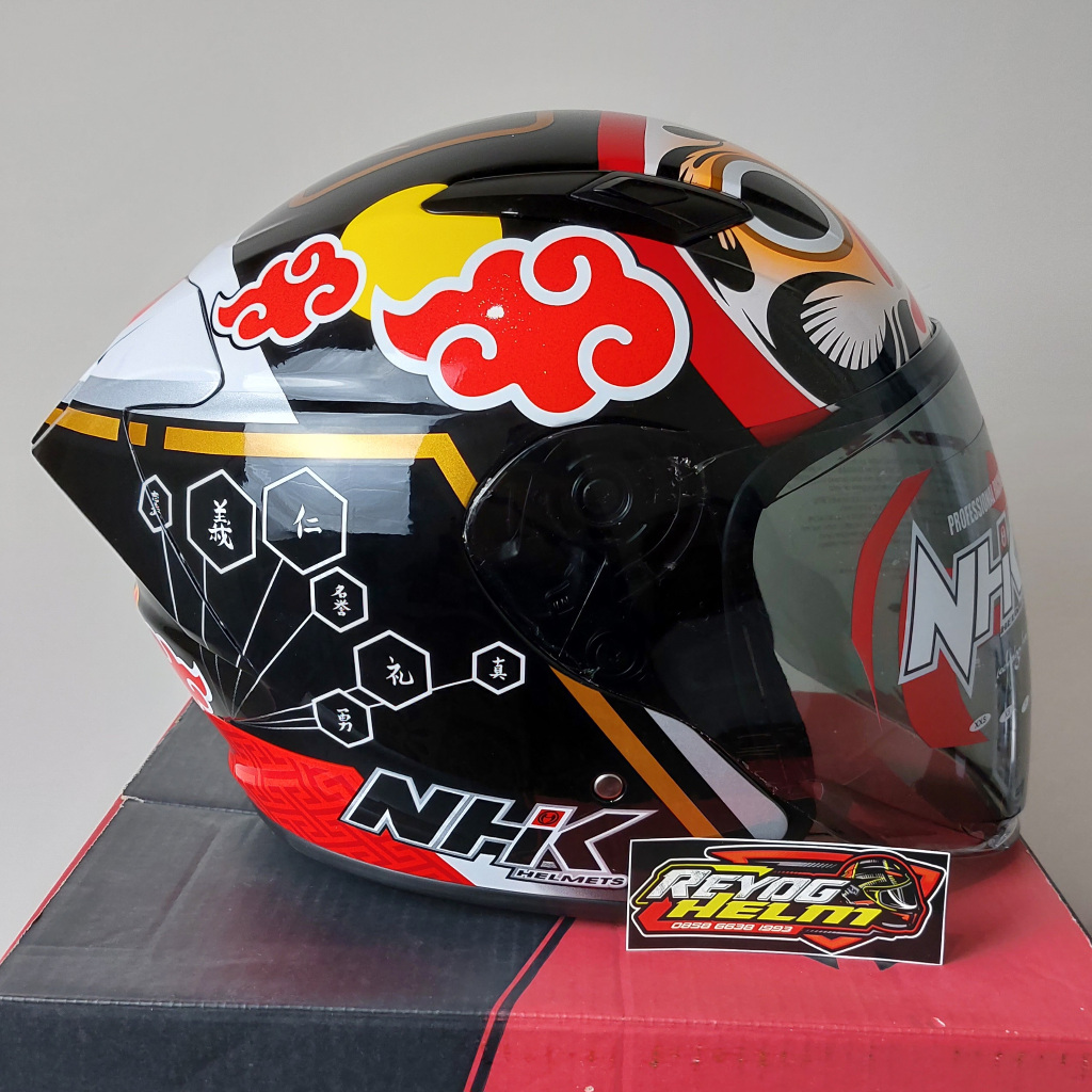 Jual NHK R1 ELITE MIHAIL #2 SINGLE VISOR, NHK R1 GP SERIES ORIGINAL ...