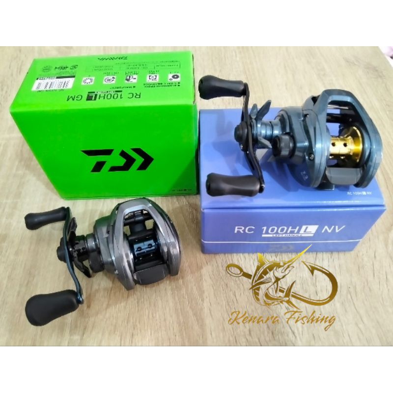 Jual Reel Bc Daiwa RC 100HL GM/NV Cliker Drag | Shopee Indonesia
