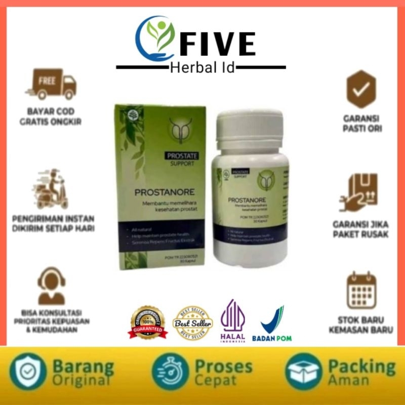 Jual PROSTANORE ASLI ORIGINAL OBAT HERBAL PROSTAT ISI 30 KAPSULE ...