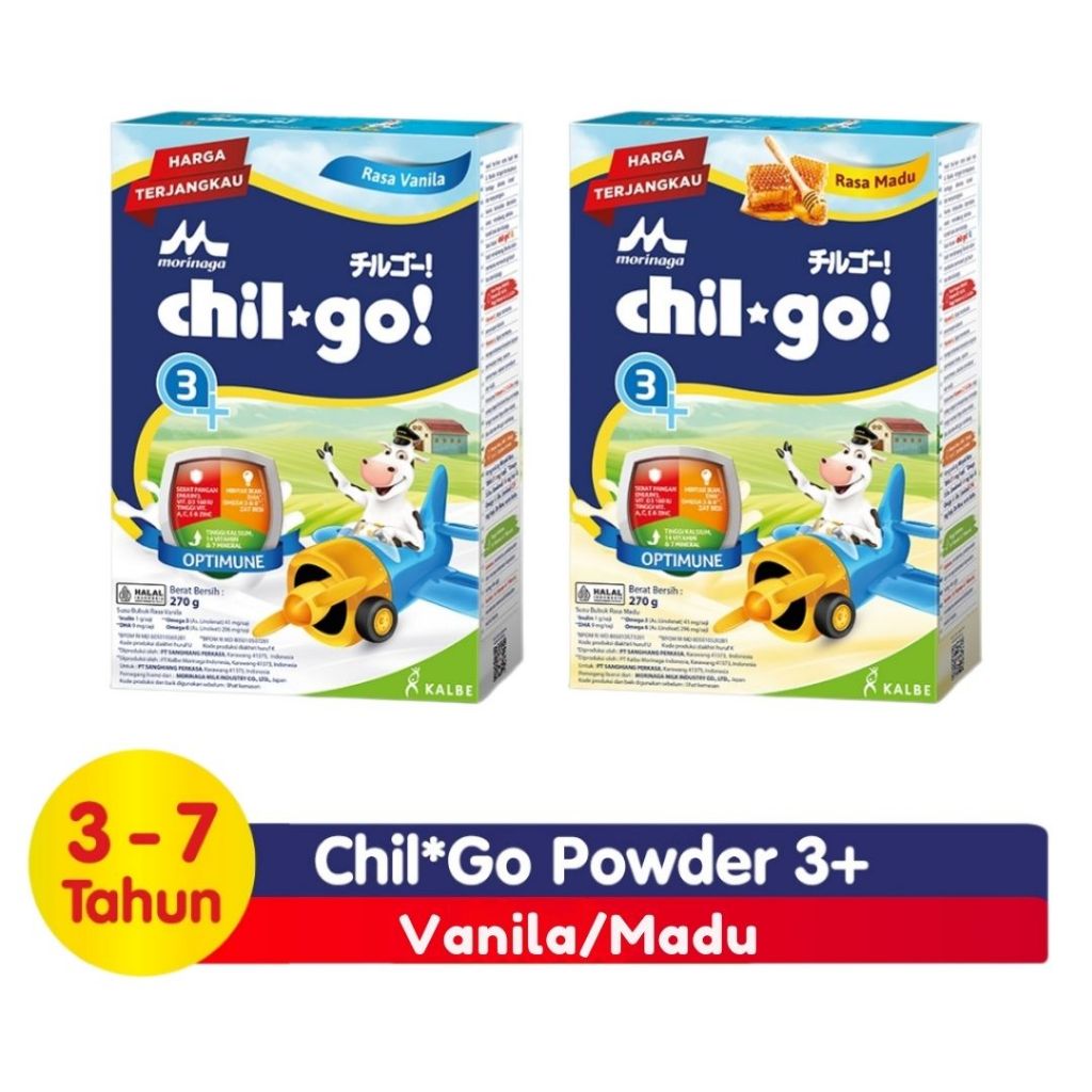 Jual Morinaga Chil Go Chilgo Powder 3+ Vanila Madu 270g / 660g Susu ...