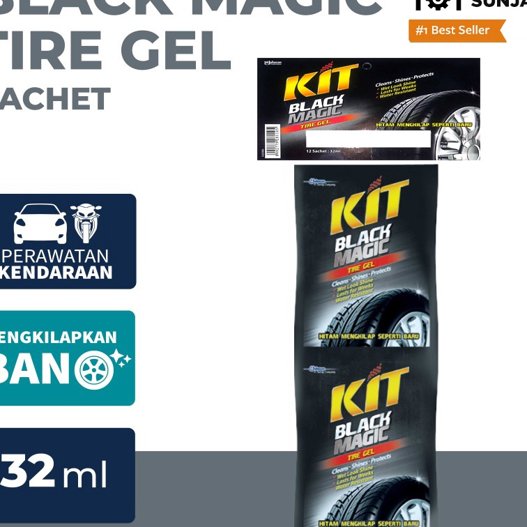 Jual KI3 KIT Car Black Magic Tire Gel 32mL x 12pc LUSIN Hitam Cair ...