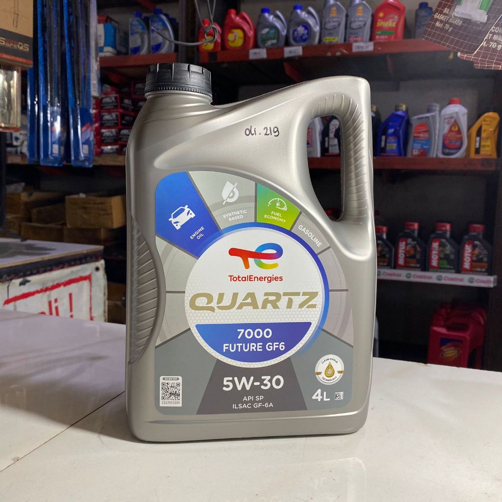 Jual TOTAL ENERGIES Oli Mesin Mobil Quartz 7000 Future GF-6 5W-30 SP Engine Oil Synthetic Based ...