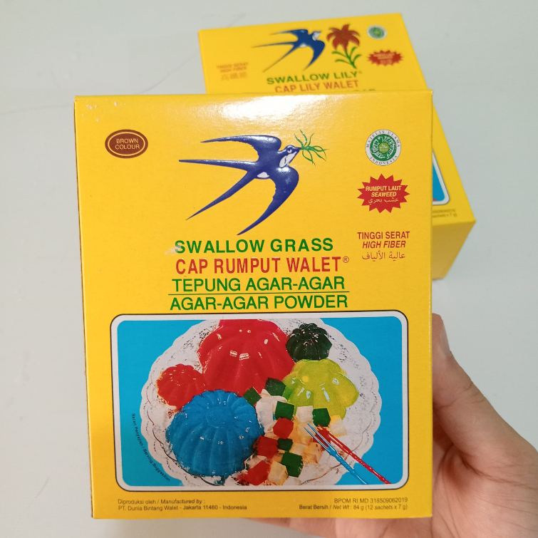 Jual Agar - agar coklat cap rumput wallet 1 sachet / agar - agar rasa ...