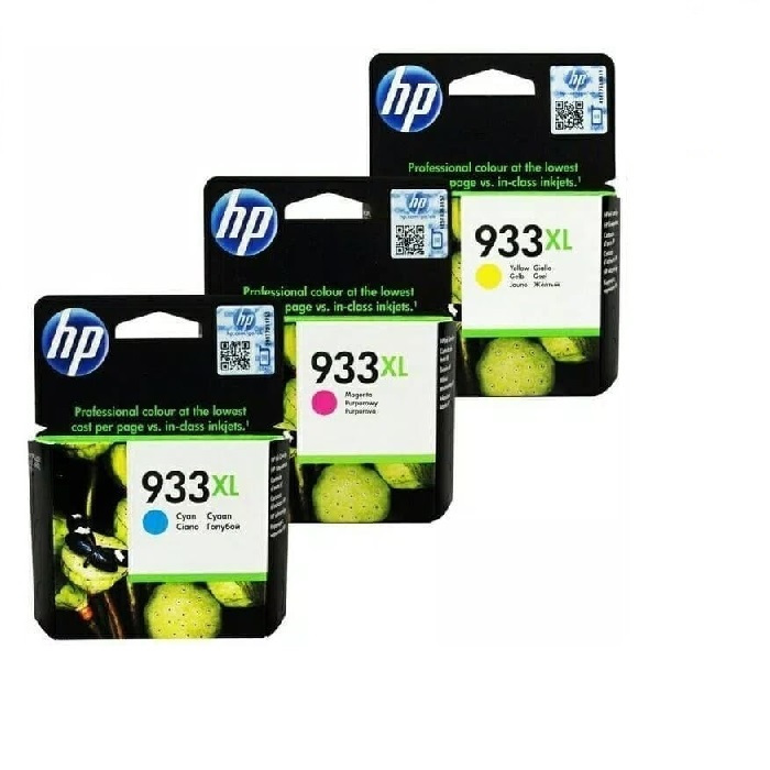 Jual Cartridge HP 933XL Tinta Printer Cyan Magenta Yellow Ink 933 XL ...