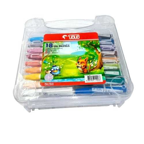 Jual CRAYON TITI 18 WARNA/OIL PASTEL TITI 18 WARNA | Shopee Indonesia