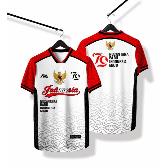 Jual jersey garuda indonesia / kaos garuda indonesia / kaos merah putih ...