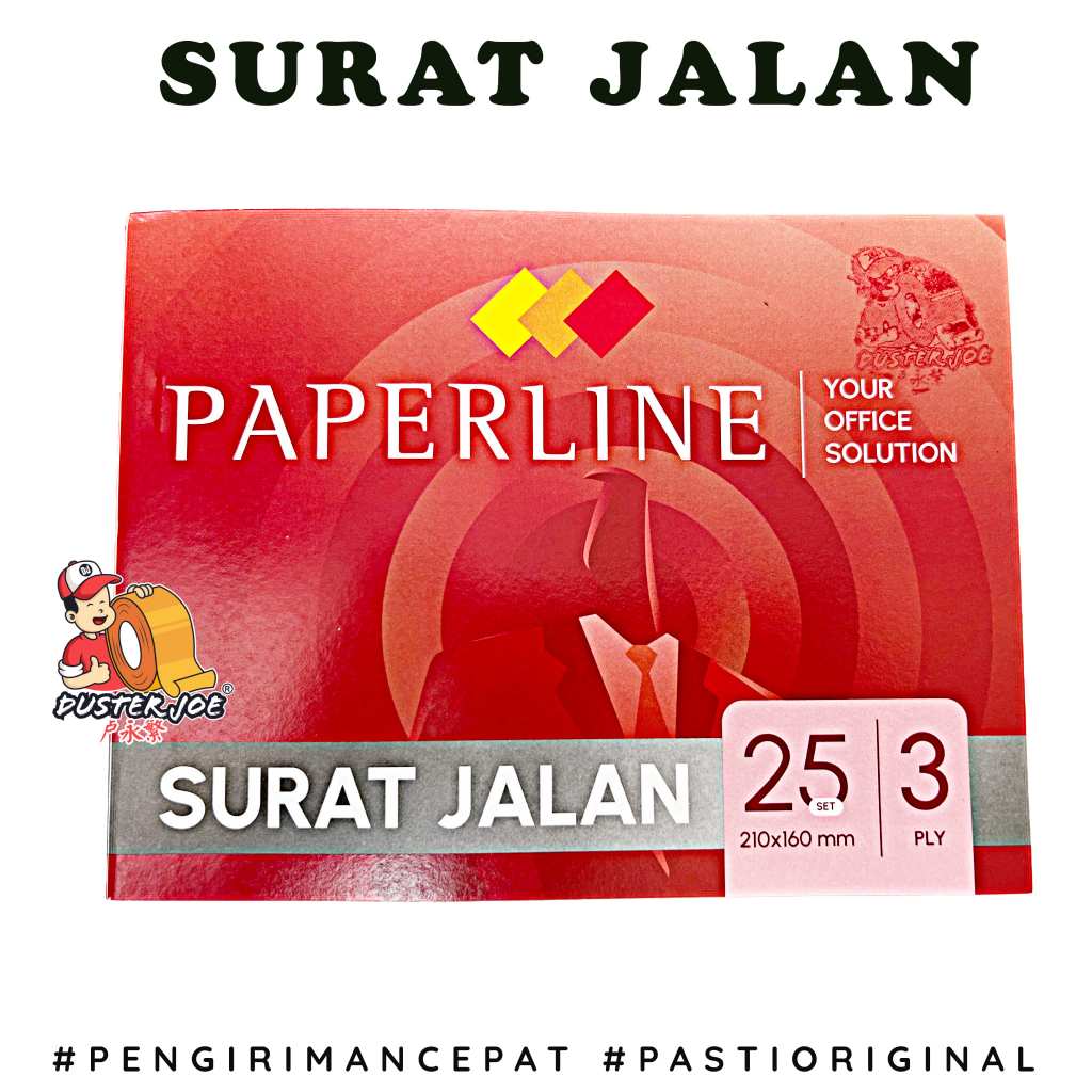 Jual Nota Surat Jalan 3 RANGKAP Paperline / Buku Surat Jalan 3 PLY PER ...