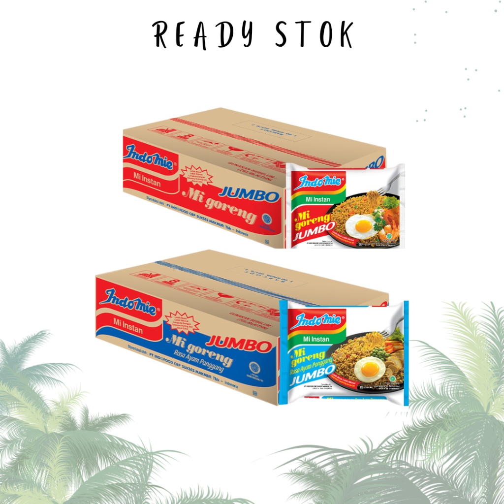Jual INDOMIE MIE JUMBO GORENG 24X126gr (KARTON) | Shopee Indonesia
