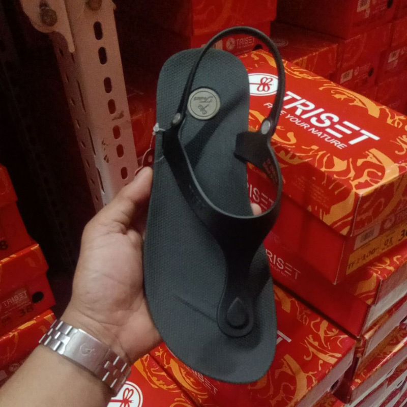 Jual TRISET | SANDAL KARET TALI JEPIT WANITA | ORIGINAL | Shopee Indonesia