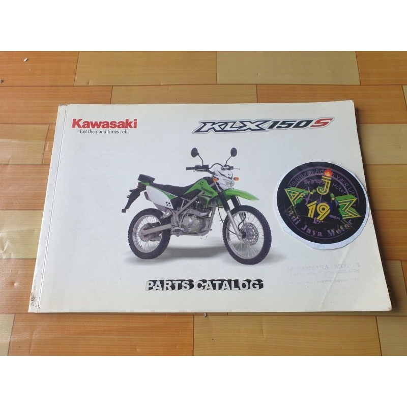 Jual Buku Part Catalog Katalog Copian Kawasaki KLX 150 S | Shopee Indonesia