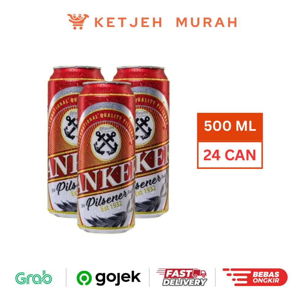 Jual Beer Bir Anker Can Kaleng 500 ML 1 Dus isi 24 Kaleng | Shopee ...
