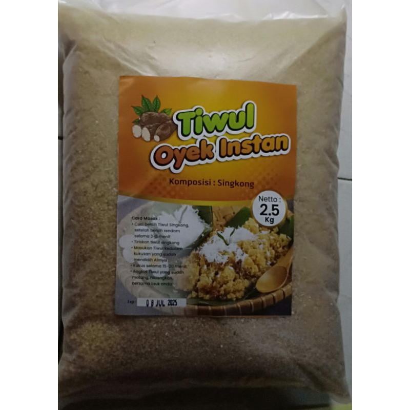 Jual tiwul/oyek/Beras singkong (2,5 kg) | Shopee Indonesia