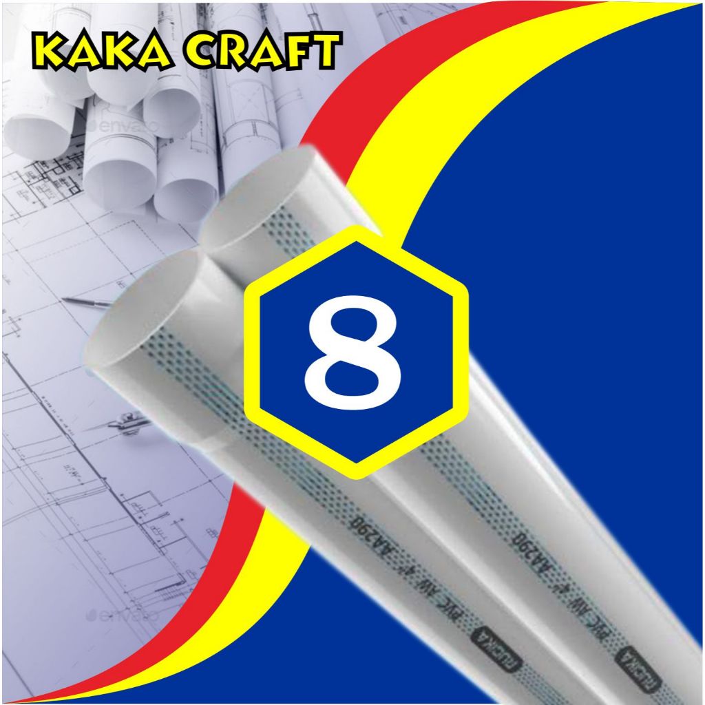 Jual KAKA CRAFT-POTONGAN PIPA PVC NOMOR 8 | Shopee Indonesia