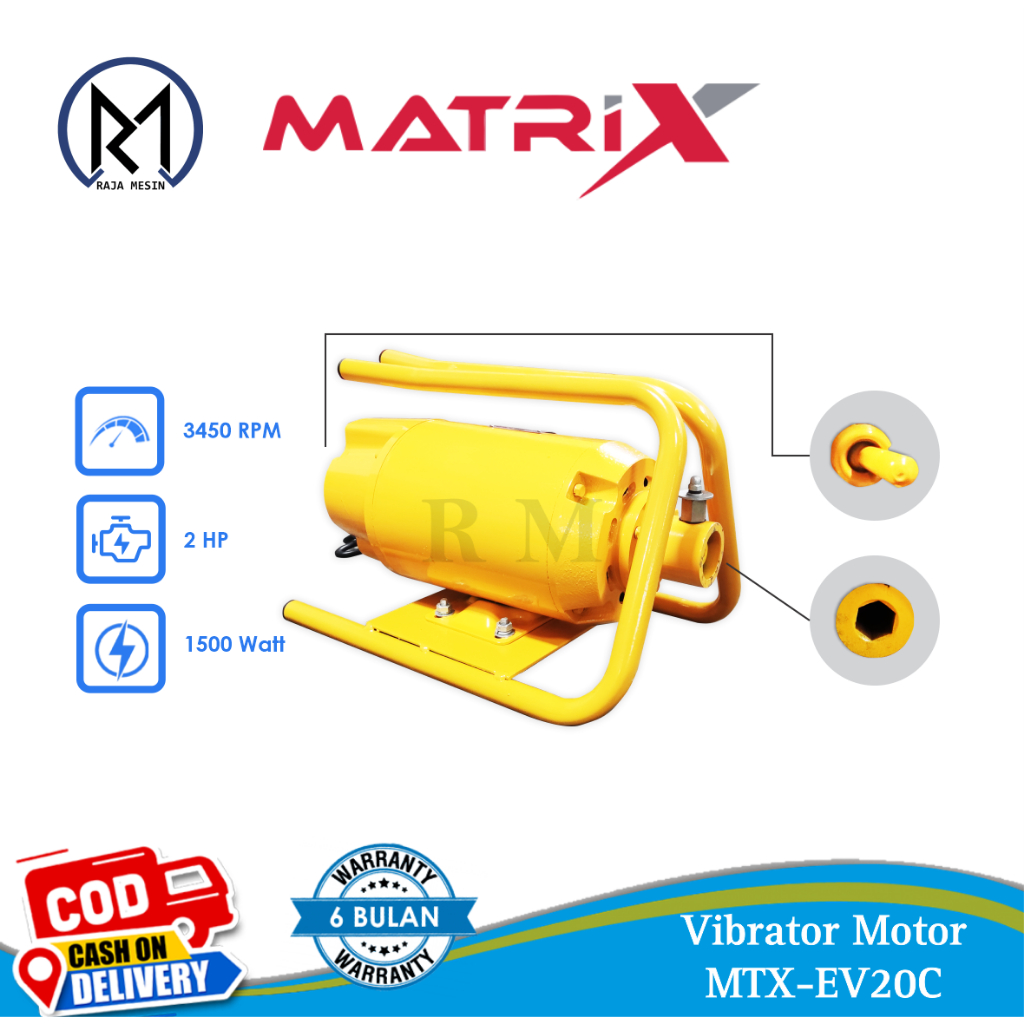 Jual Vibrator Motor MATRIX MTX-EV20C 1500W | Shopee Indonesia